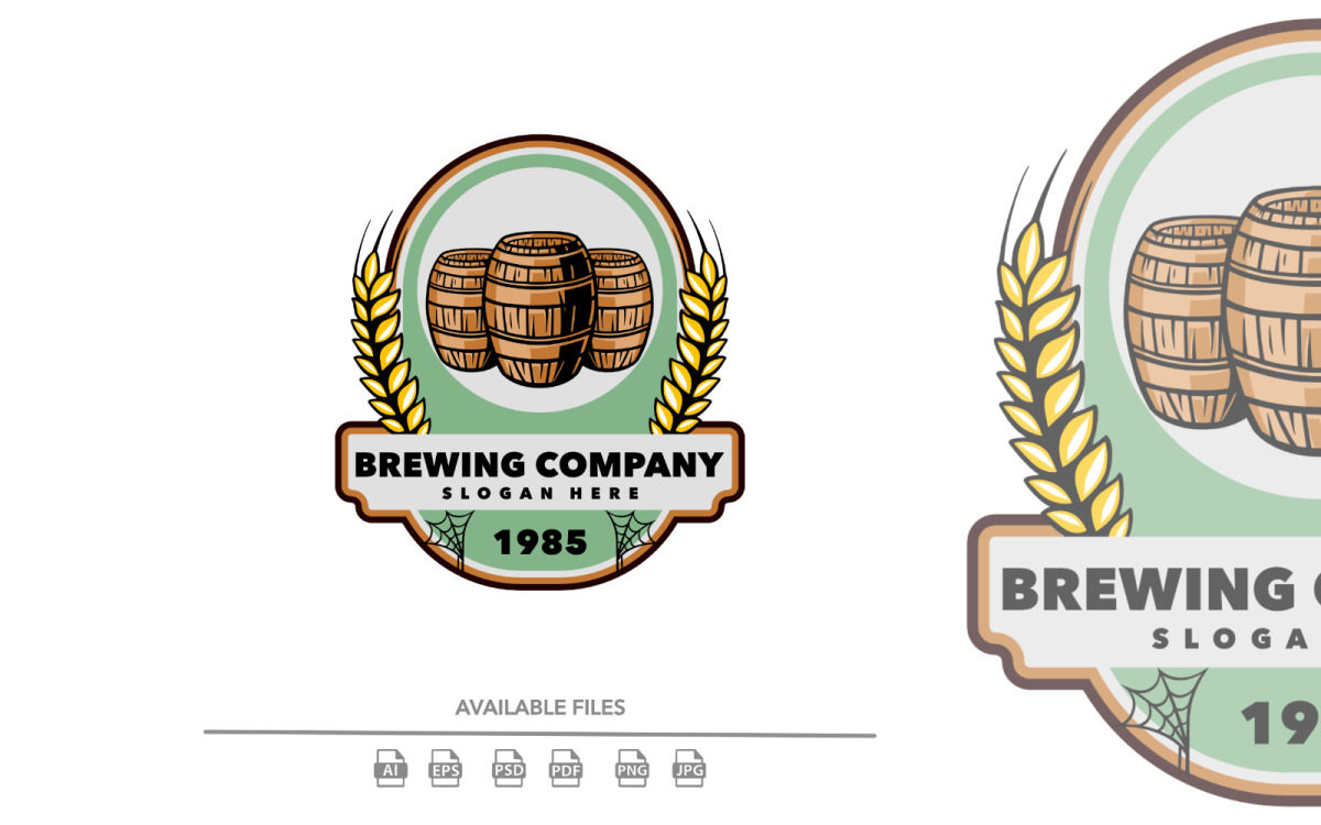 Plantilla De Logotipo De Cerveza