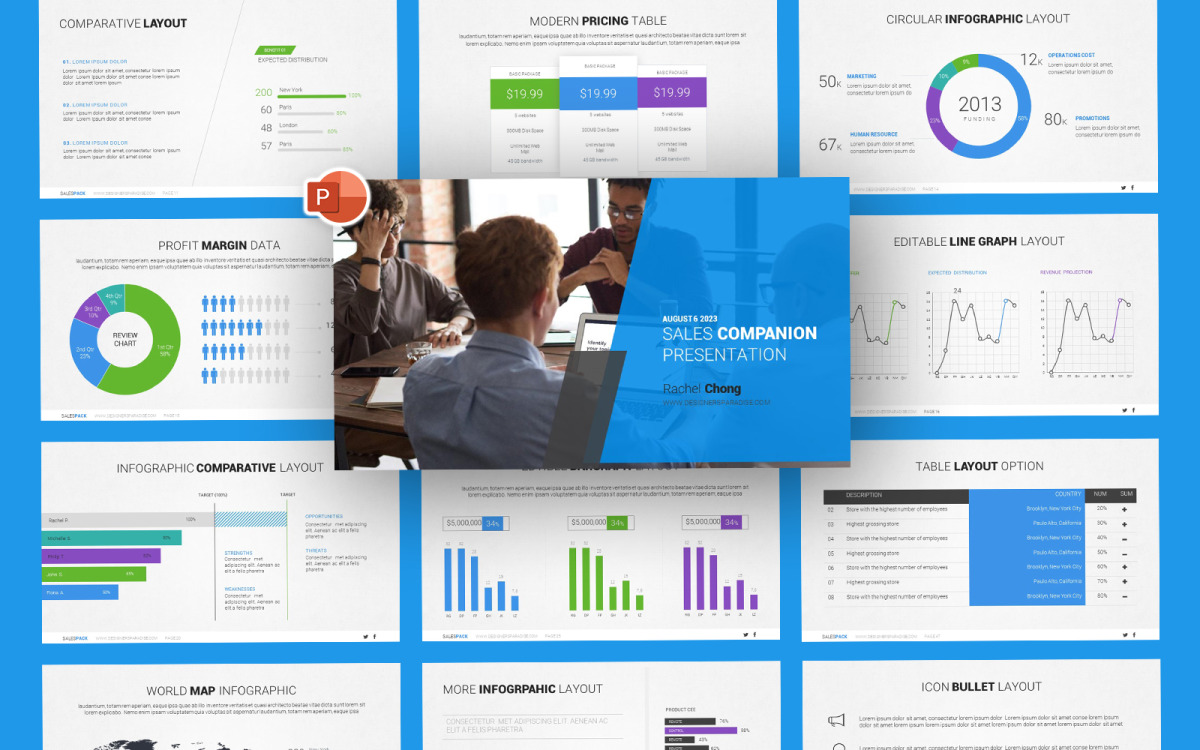 Powerpoint Sales Presentation Template