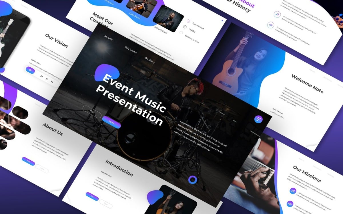 Powerpoint Template Music