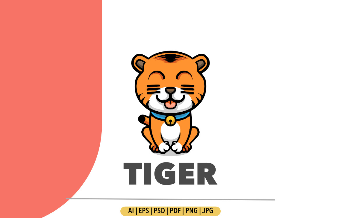 Cute Tiger Logo Baby Tiger Logo PNG Images With Transparent Background