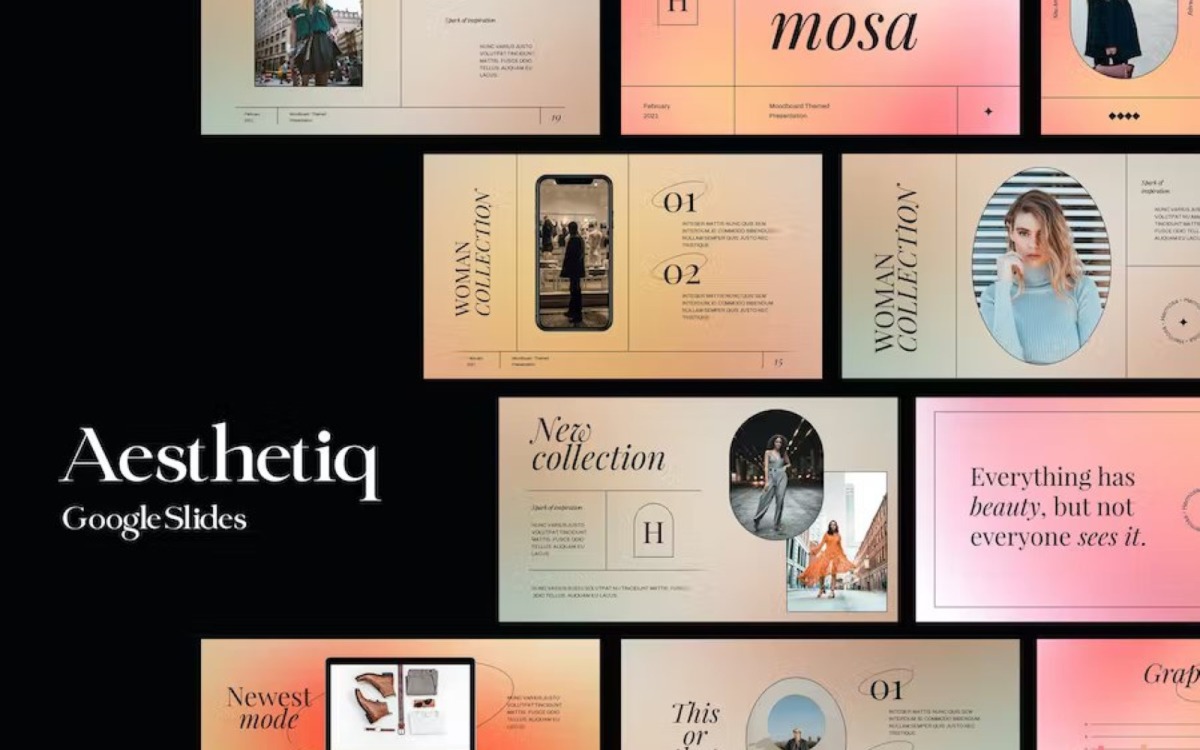 Hermosa Aesthetic Blur Background Google Slides