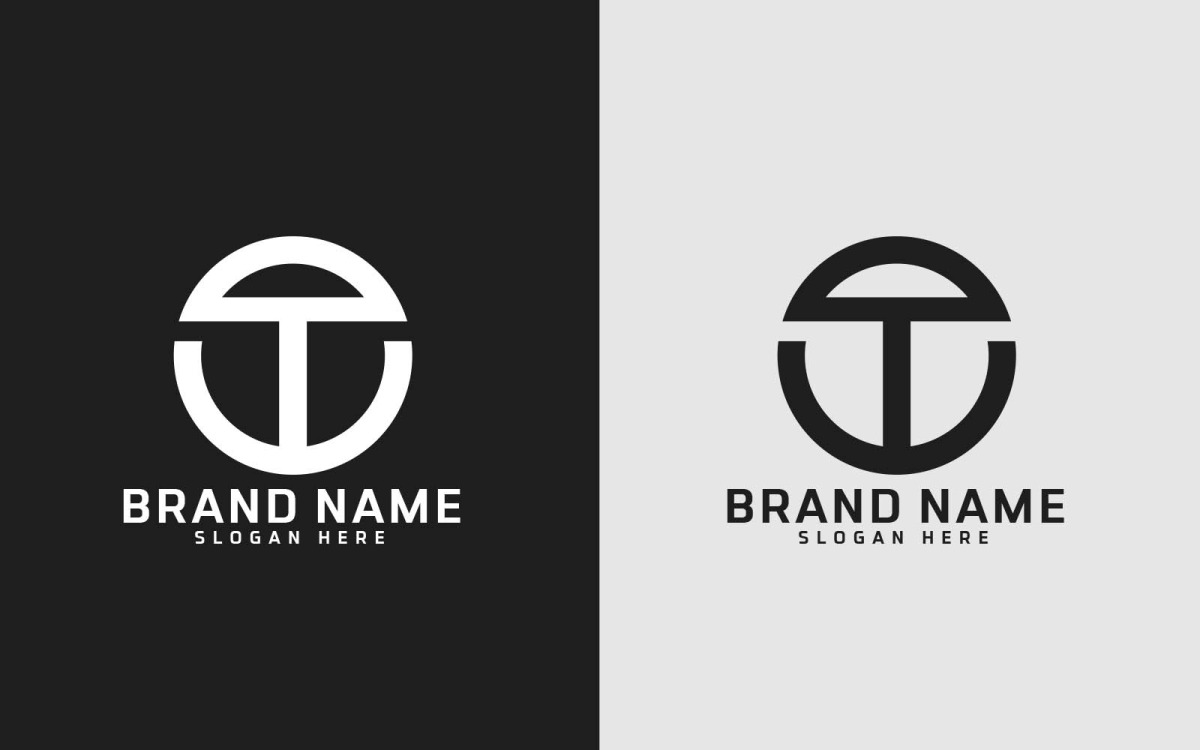 Letter T Circle Logo T Circle Logo Hi Res Stock Photography And Images