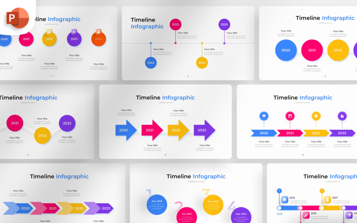 Modelo De Linha Do Tempo Powerpoint Linha Do Tempo Power Point Grátis