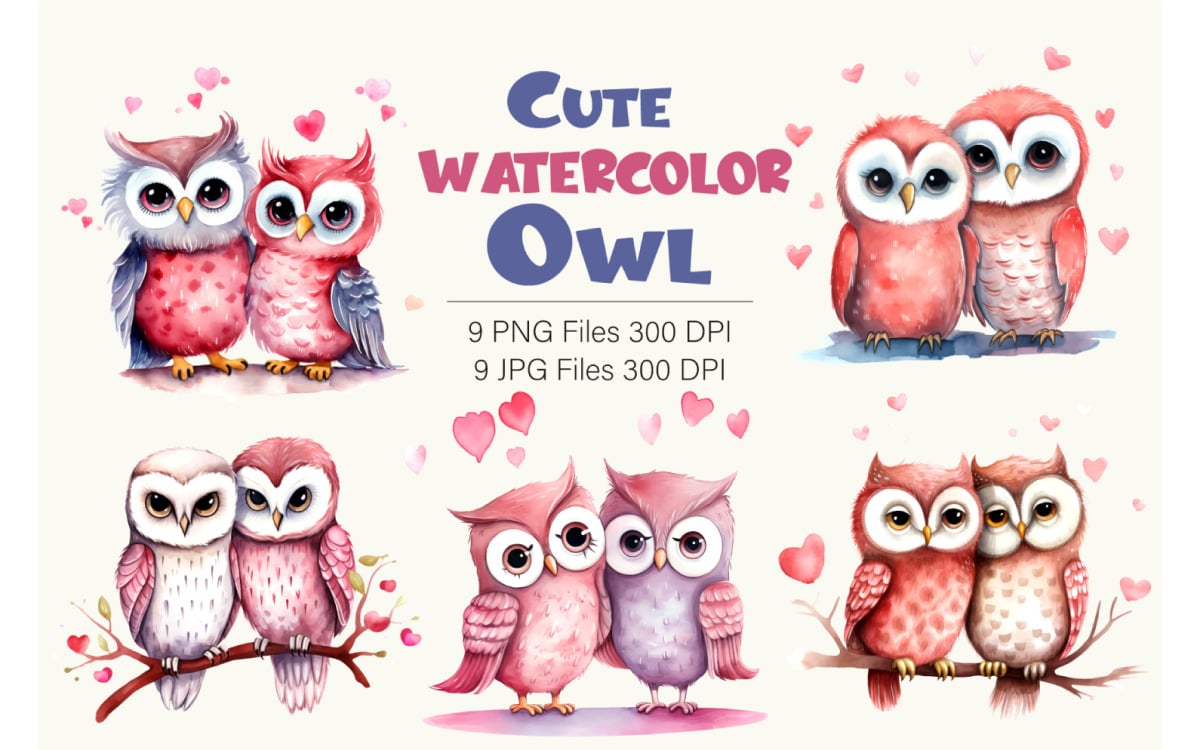 Clipart Owl Valentines