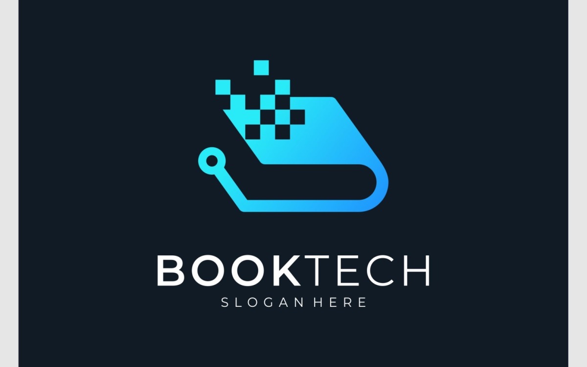 Logotipo De Libro Digital