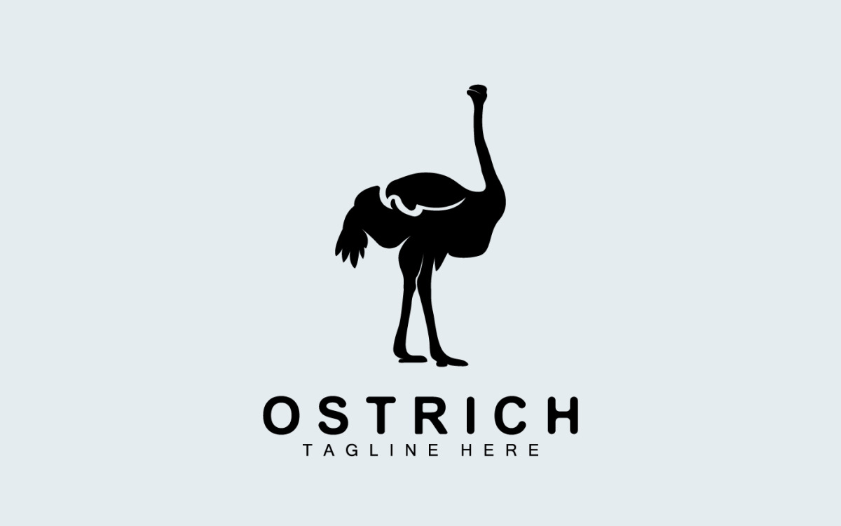 Ostrich Fashion Logo Ostrich Logo Vector Images (over 2,300)