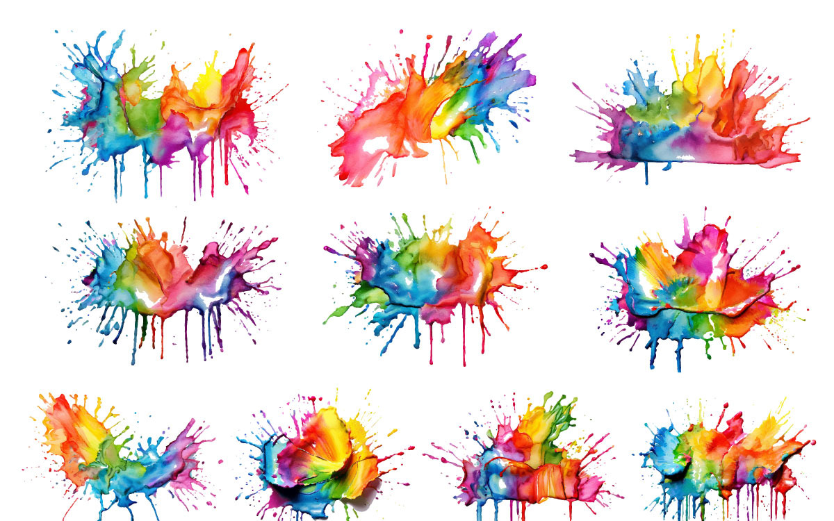 Water Paint Splatter Ava And Zara's Splatter Painting Large Canvas