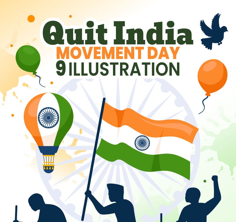 Quit India Movement Clipart