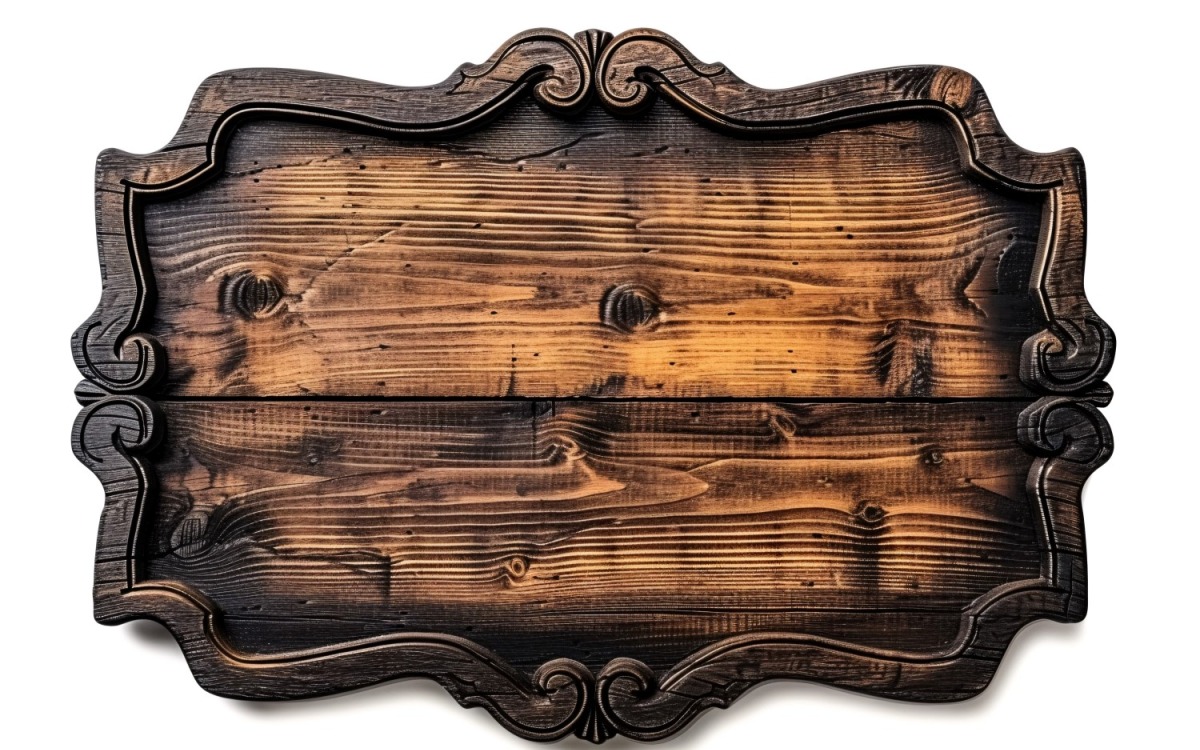 Arte De Letrero De Madera Vintage