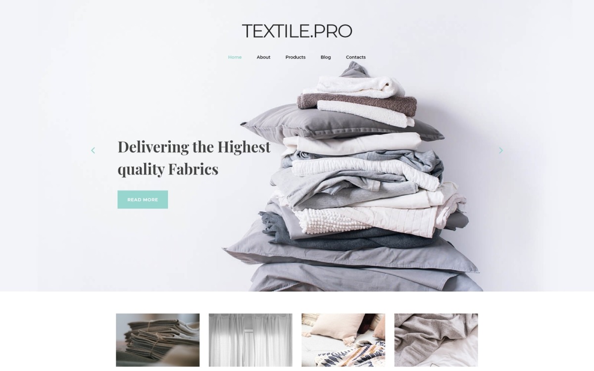 Textile Industry Joomla Template #49484 - TemplateMonster
