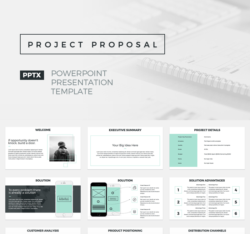 Business & Services PowerPoint template - TemplateMonster