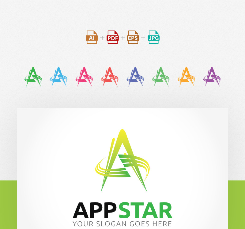 AppStar Logo Template #64858 - TemplateMonster