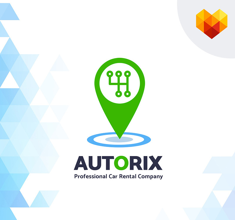 Autorix - Professional Car Rental Company Logo Template