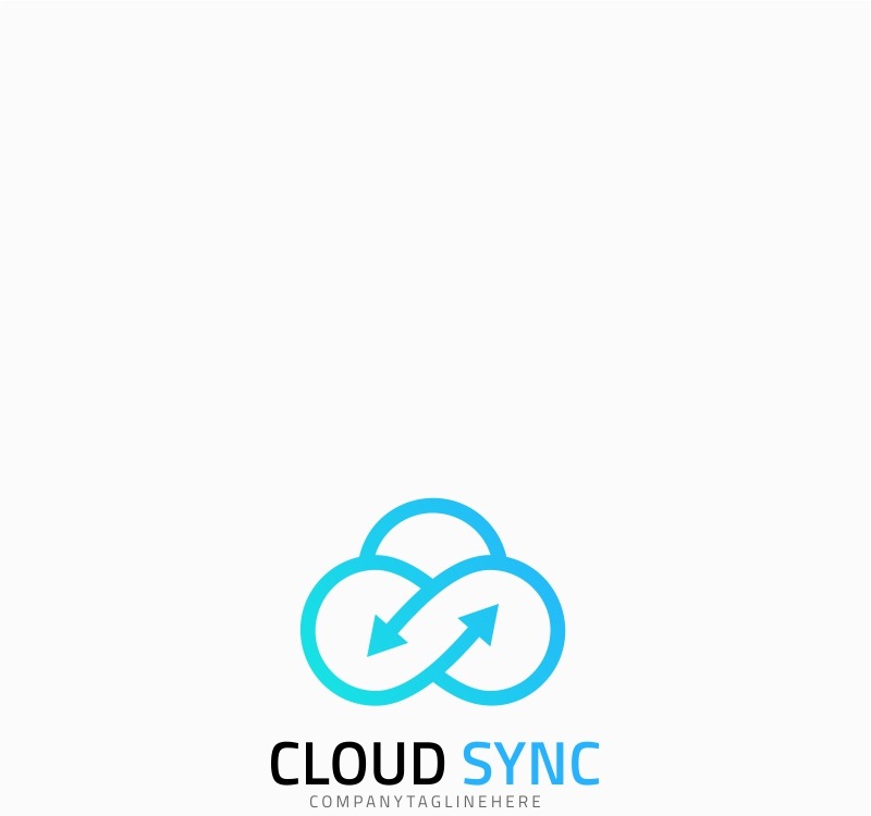 Cloud Transfer Logo Template #65531 - TemplateMonster