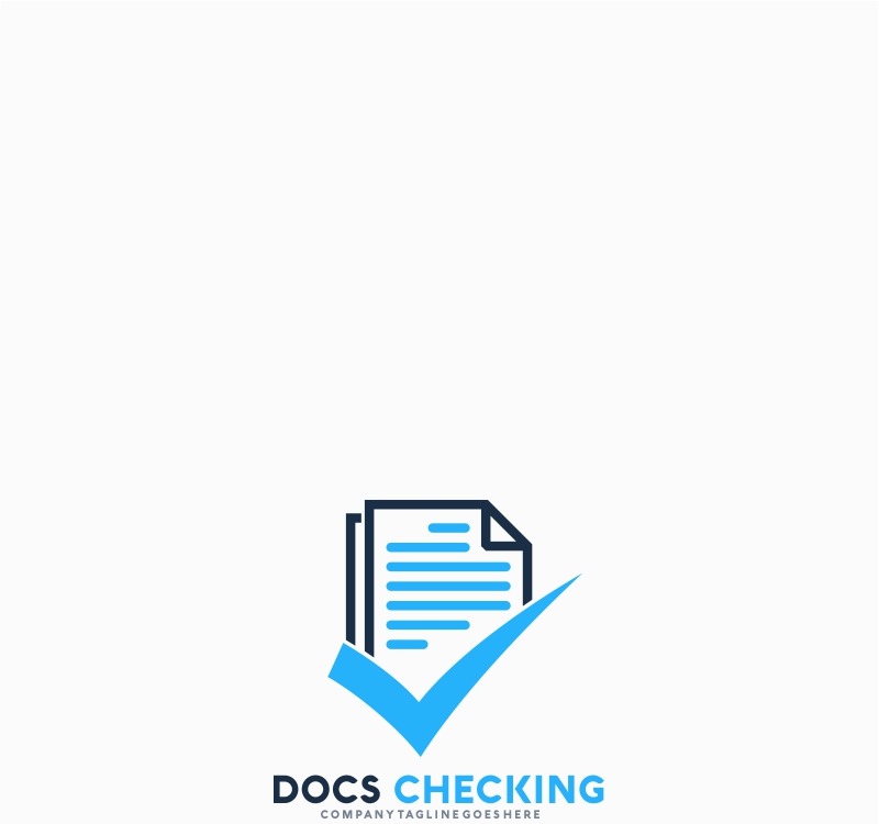 Document Checking Logo Template #65535 - TemplateMonster