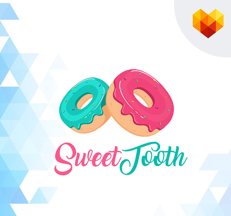Modèle de logo Sweet Tooth #65596 - TemplateMonster