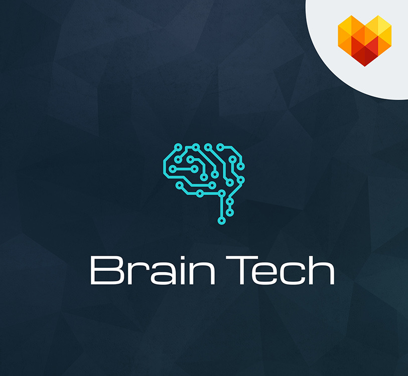 Brain Tech Logo Template #65602 - TemplateMonster