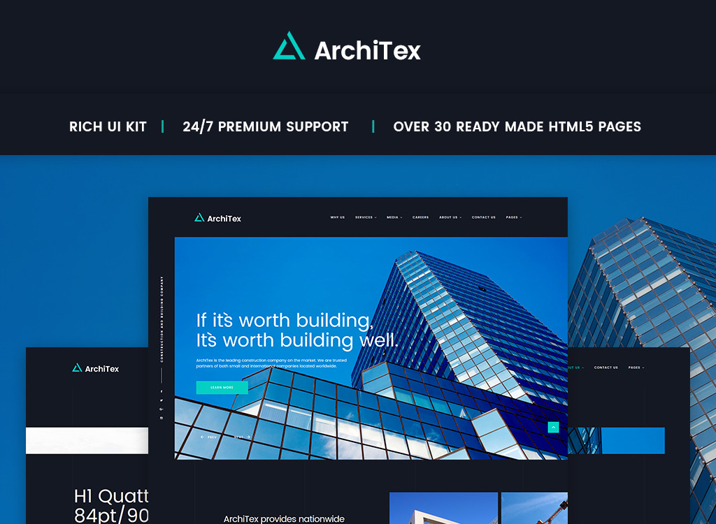 Construction Company HTML Responsive Website Template