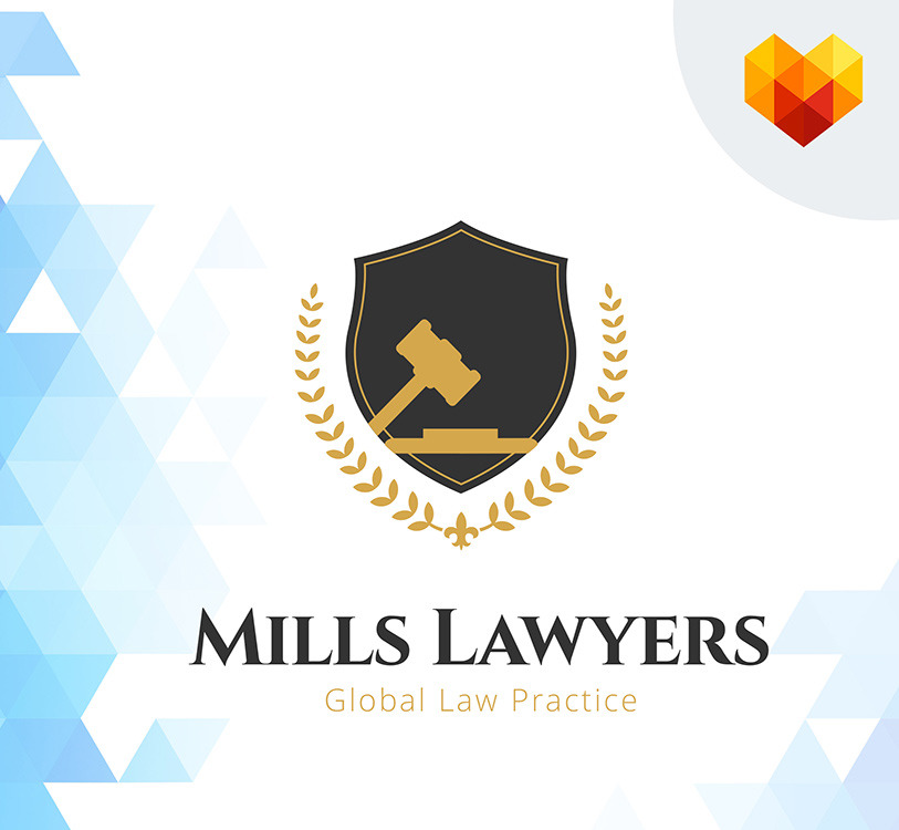Mills Lawyers Logo Template #65601 - TemplateMonster
