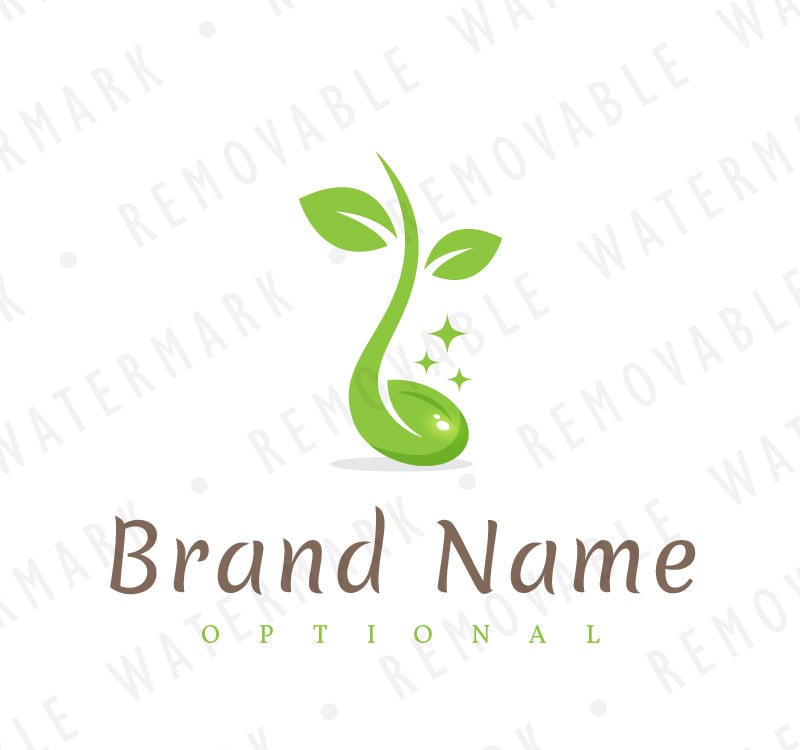 Natural Remedy Logo Template #65781 - TemplateMonster