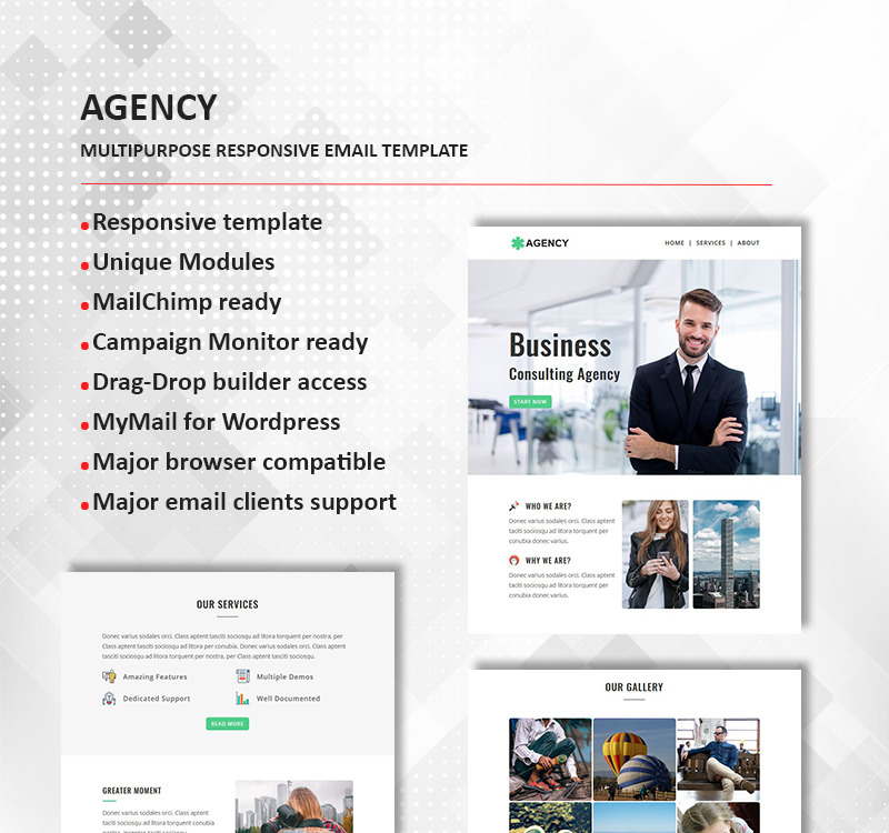 Agency - Multipurpose Responsive Newsletter Template