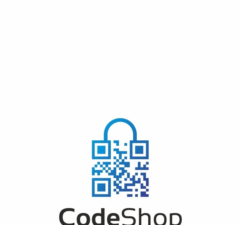 Code Shop Logo Template #66001 - TemplateMonster