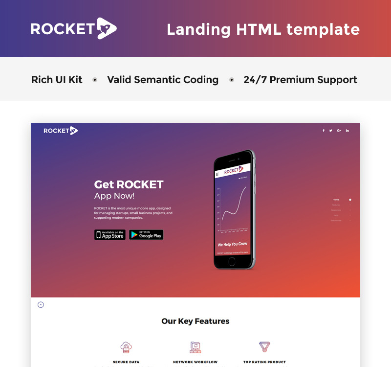ProApp - HTML5 Page Landing Page Template - TemplateMonster