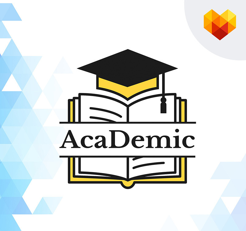AcaDemic - Plantilla de logotipo de educación