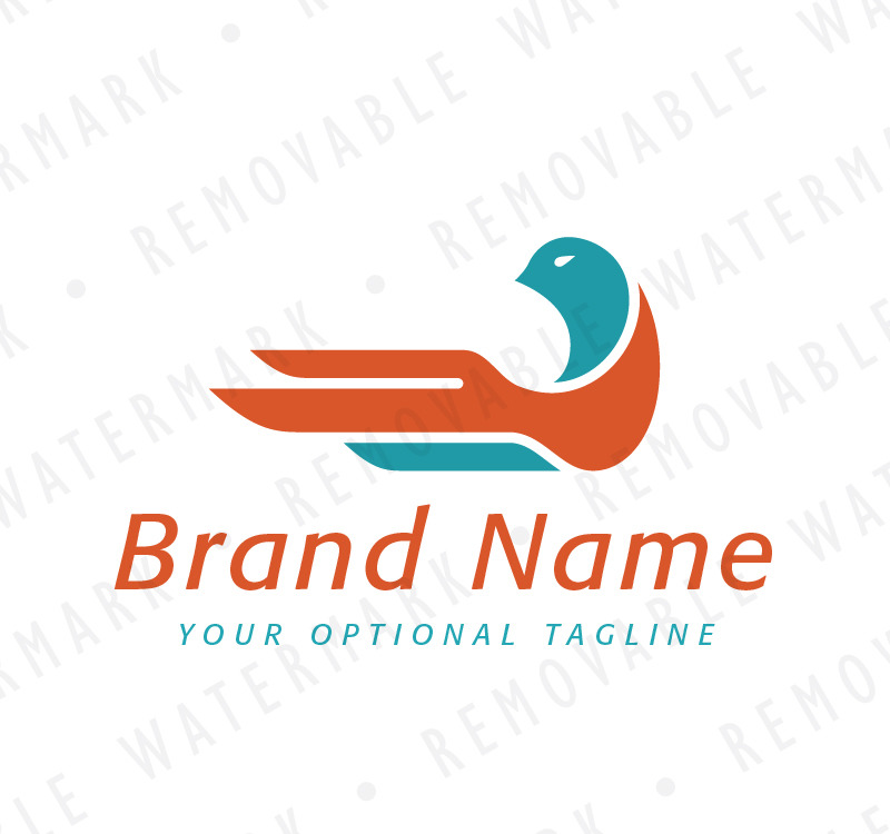 Swift Bird - Logo Template #67946 - TemplateMonster