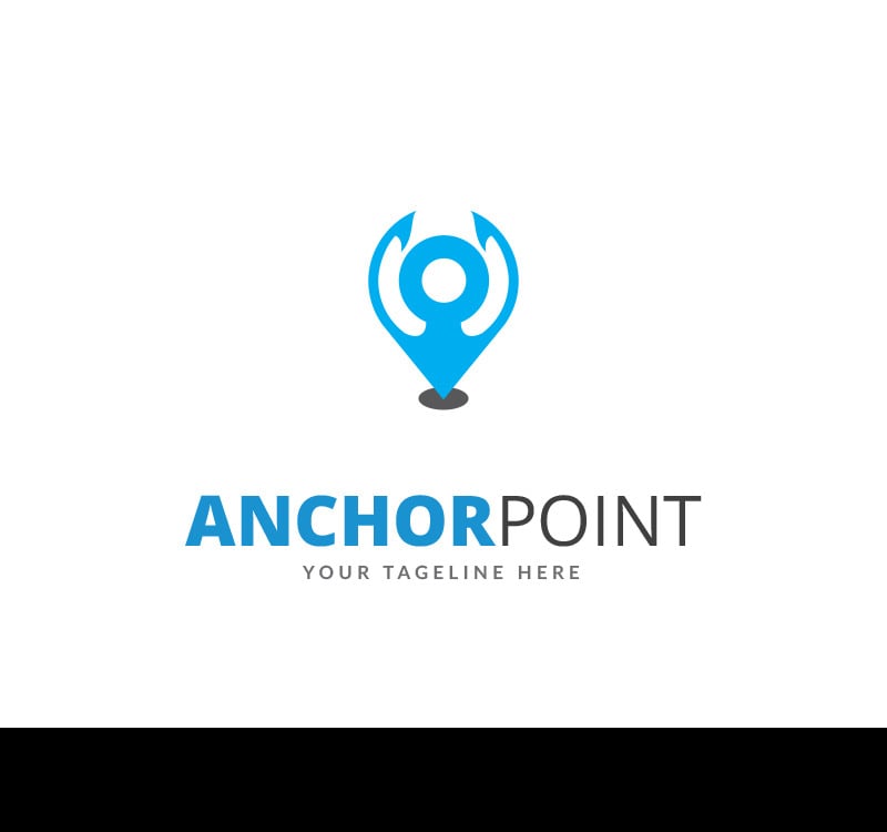 Anchor Point Logo Template #68376 - TemplateMonster
