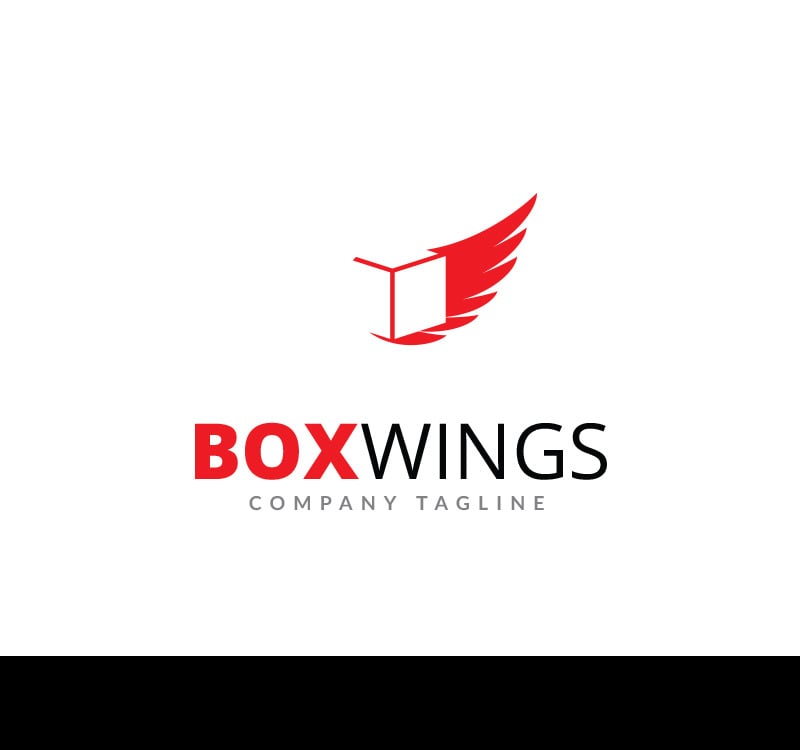 Box Wings - Logo Template #68863 - TemplateMonster