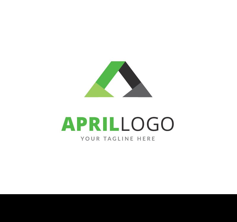 April A Letter Logo Template #68984 - TemplateMonster