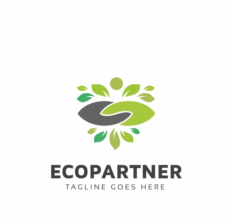 Eco Partner Logo Template #68946 - TemplateMonster