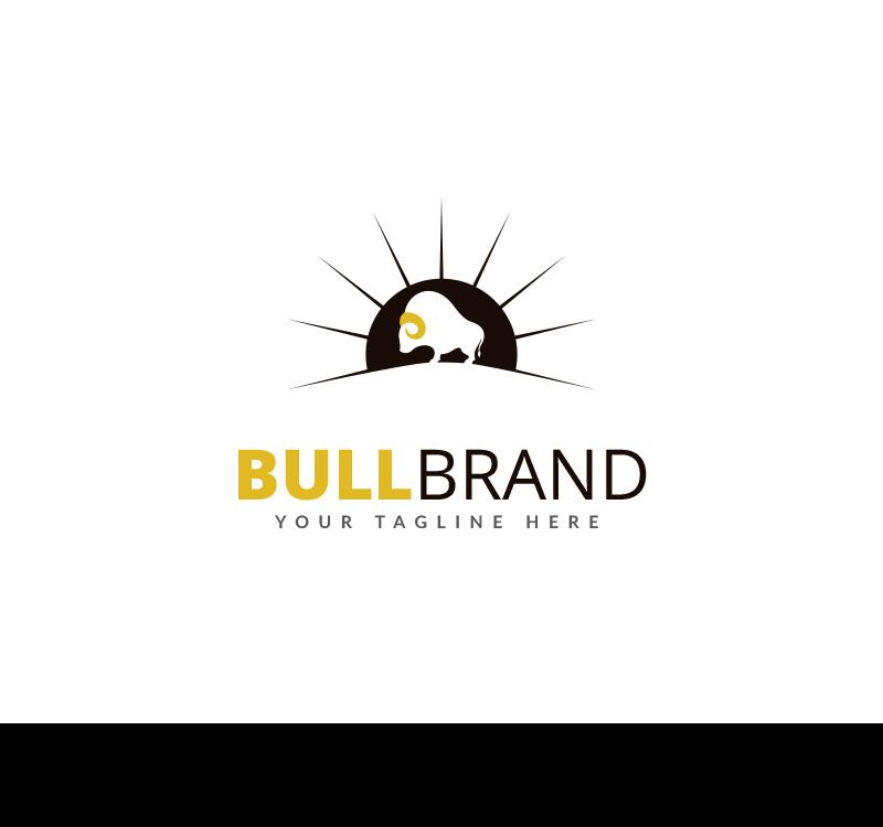 Bull Brand Logo Template #69090 - TemplateMonster