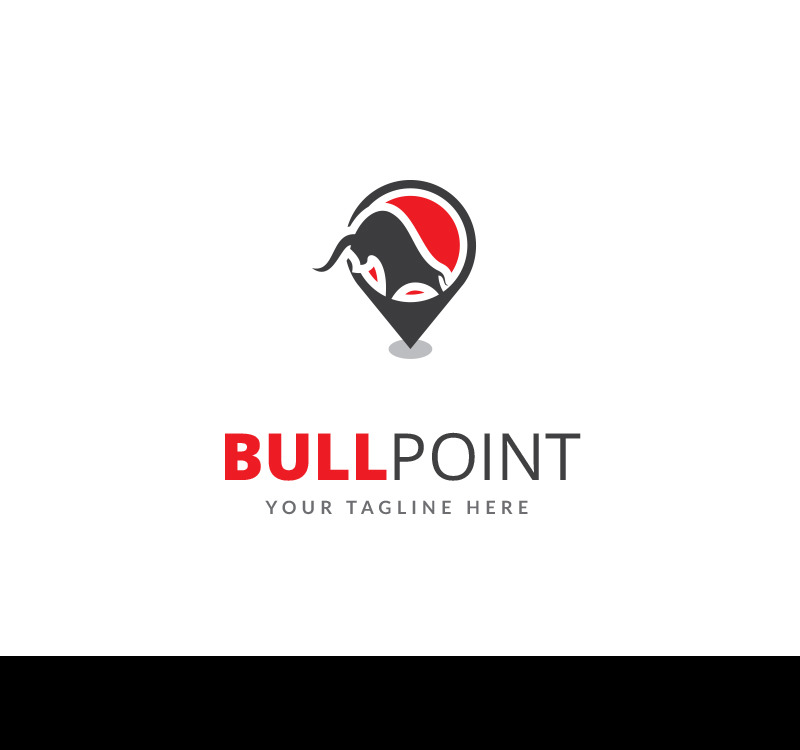 Bull Point Logo Template #69092 - TemplateMonster