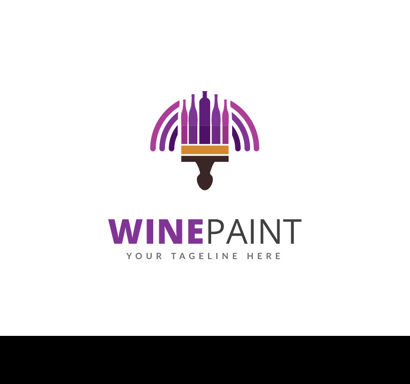 Wine Point Logo Template #69160 - TemplateMonster