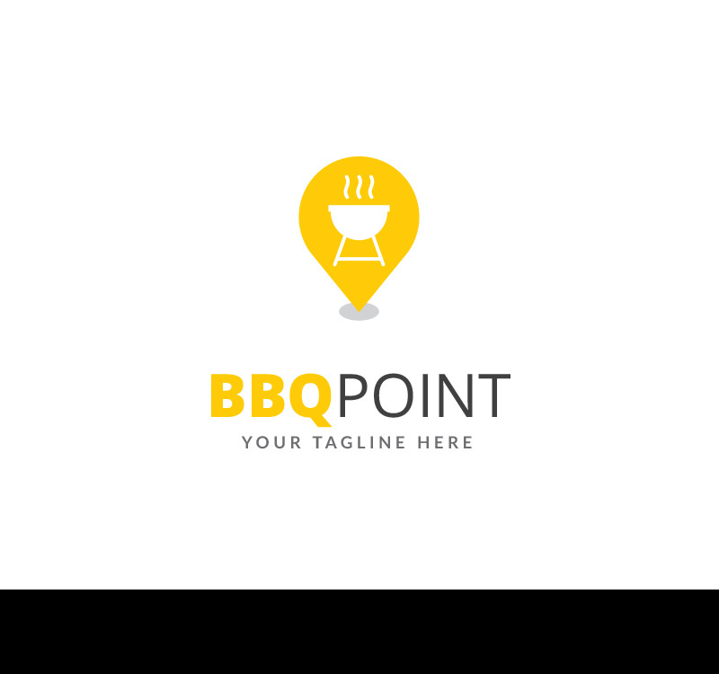 BBQ Point Logo Template #69329 - TemplateMonster