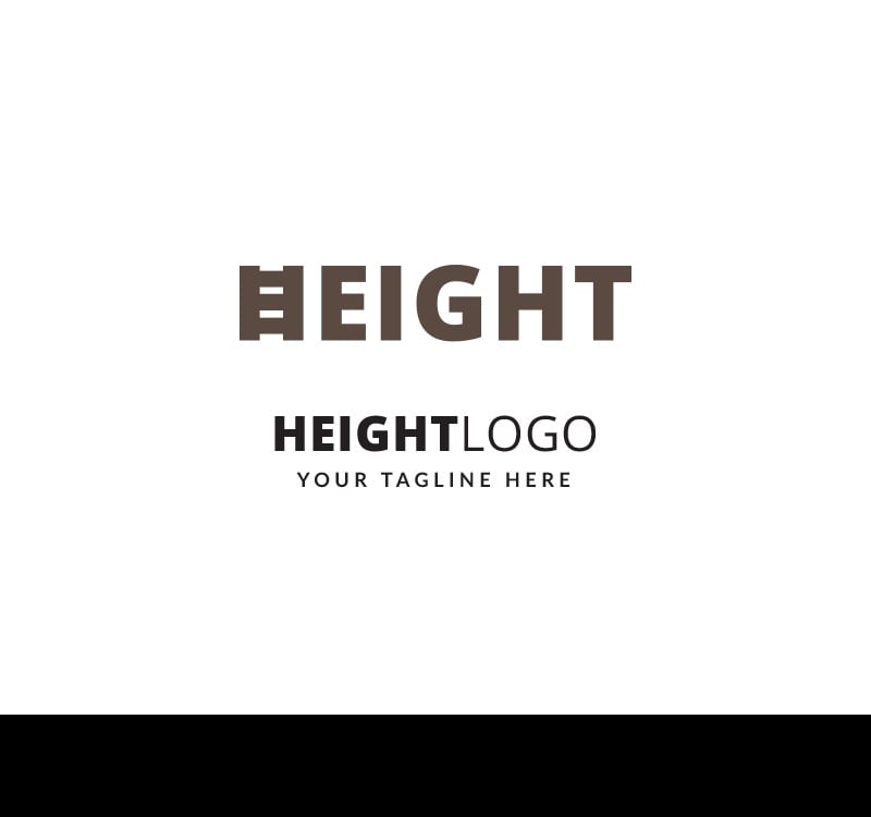Height Logo Template #69641 - TemplateMonster