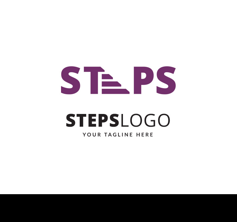 Steps Logo Template #69654 - TemplateMonster