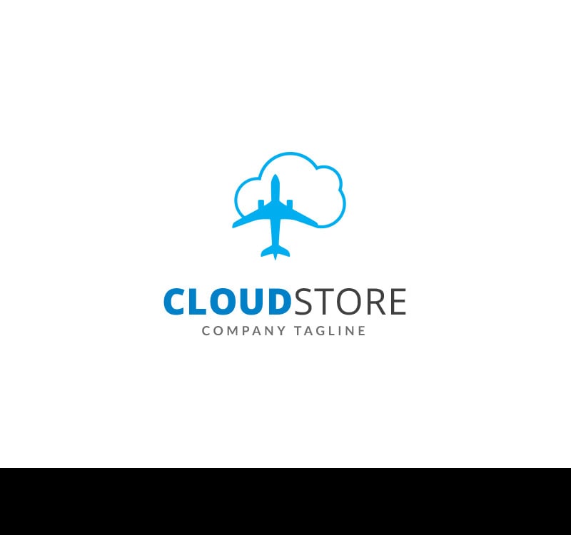 Cloud Store Logo Template #70030 - TemplateMonster