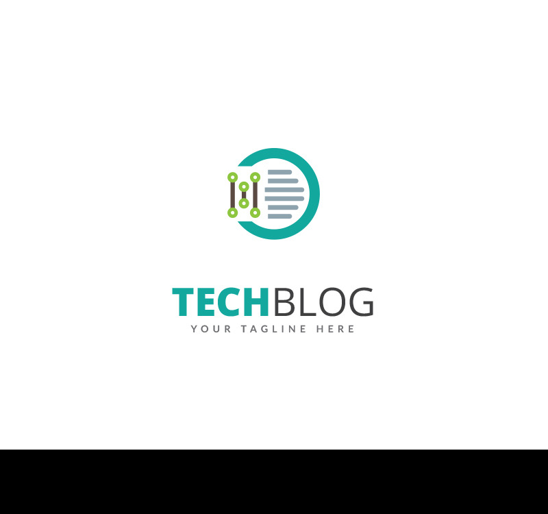 Tech Blog Logo Template #70236 - TemplateMonster