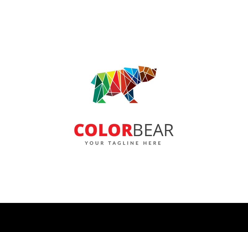 Color Bear Logo Template #70334 - TemplateMonster