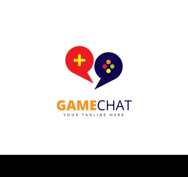 Game Chat Logo Template #70326 - TemplateMonster