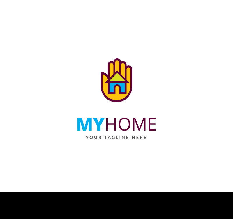 My Home Logo Template #70310 - TemplateMonster