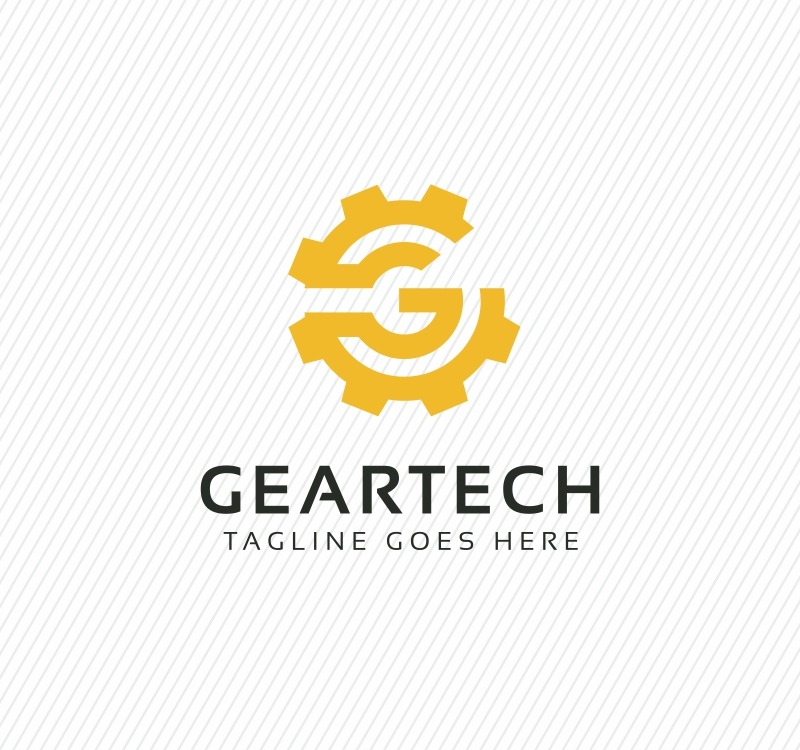 Gear Tech - G Letter Logo Template #70453 - TemplateMonster
