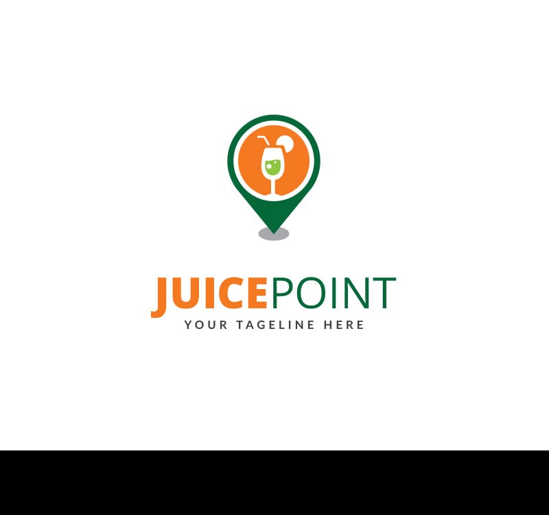 Juice Point Logo Template #70439 - TemplateMonster