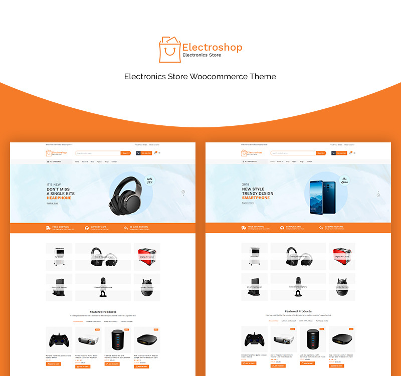 Electroshop - Electronics Store WooCommerce Theme