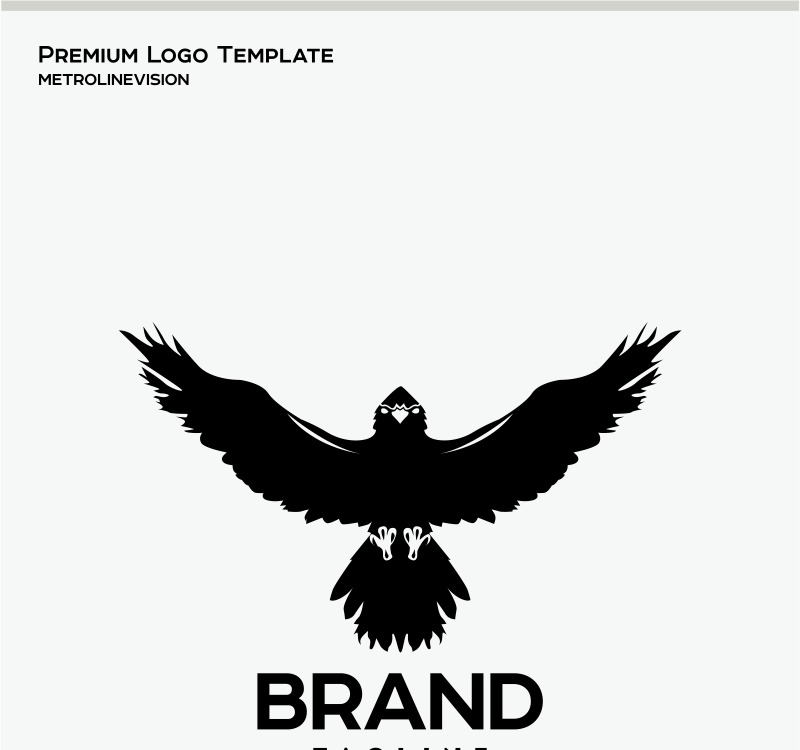 Crow Logo Template #70865 - TemplateMonster