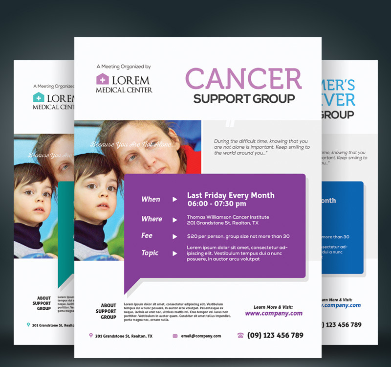Support Group Flyer - Corporate Identity Template