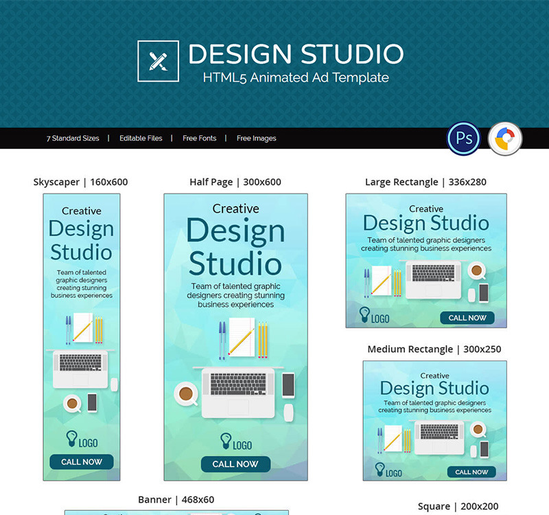 Professional Services | Design Studio Ad Animated Banner